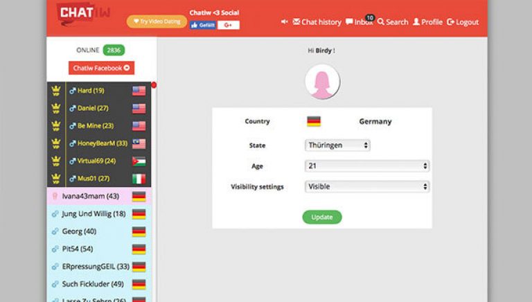 Chatiw Test • 2025 • Kostenlos flirten ohne Anmeldung